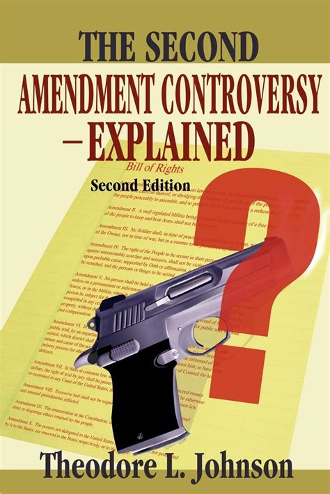 The Second Amendment Controversy Explained Second Edition Johnson Theodore 9780595241880