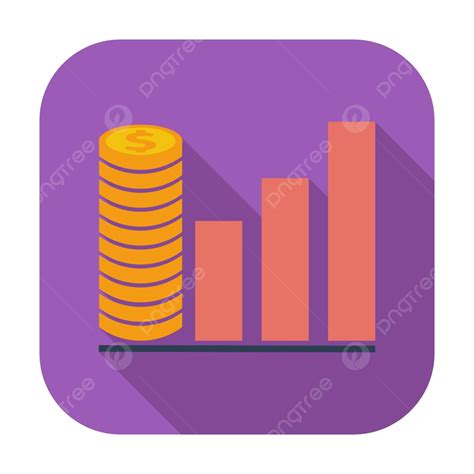 Graph Flat Single Icon Progress Bar Symbol Vector Progress Bar
