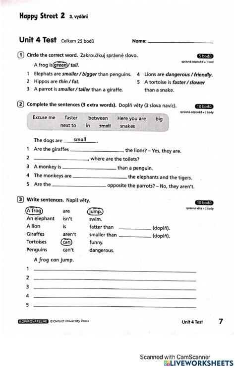 Hs2 Unit 4 Test Online Exercise For Live Worksheets