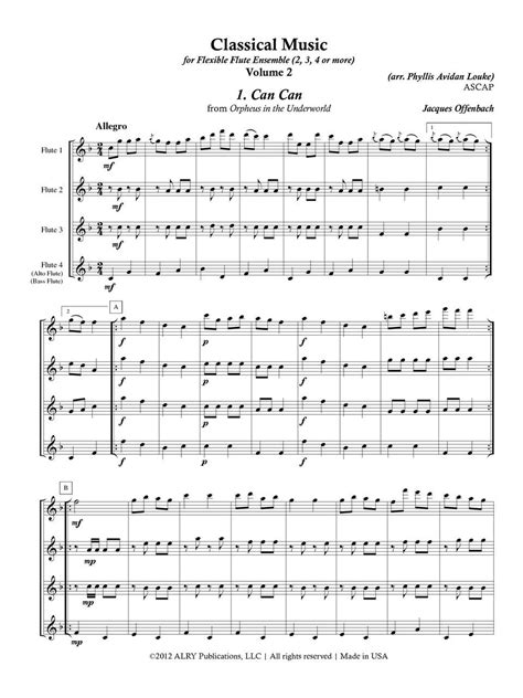 Louke Classical Music Volume 2 Flexible Flute Ensemble Fc300