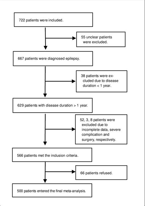 Flow Diagram Showing The Process Of Epilepsy Patient Selection