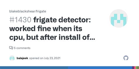 Frigate Detector Worked Fine When Its Cpu But After Install Of Coral