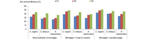 Zinc Removal Efficiency Of Mono Cultivation Of Microalgae
