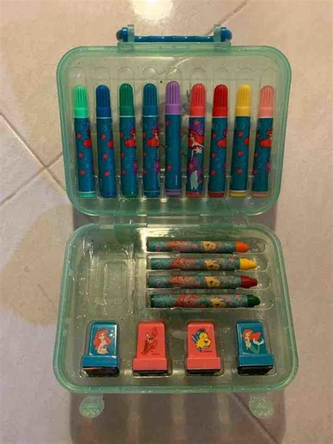 Ariel Markers Crayons And Stamps Olio