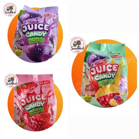 Coco Juice Candy Per 320g 40pcs Per Pack Juicecandy Filledcandy Shopee Philippines