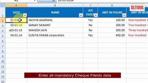 Offline Bank Cheque Printing Software Xltool For Windows Free