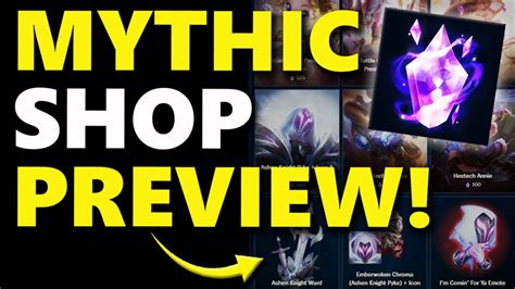 MYTHIC SHOP UPDATED Ashen Knight Pyke Opening Chests Mythic