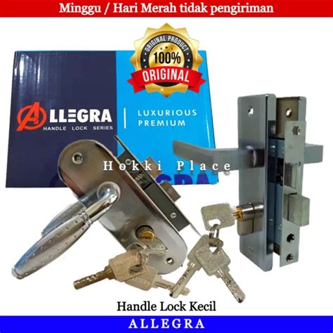 Handle Kunci Pintu Kecil Allegra Plus Body Full Set Gagang Pintu Kecil Lazada Indonesia