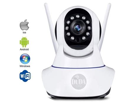 Câmera Ptz Ip 1 3mp 720p HD Wifi Sd P2p Áudio Grava Em Cartão Sd