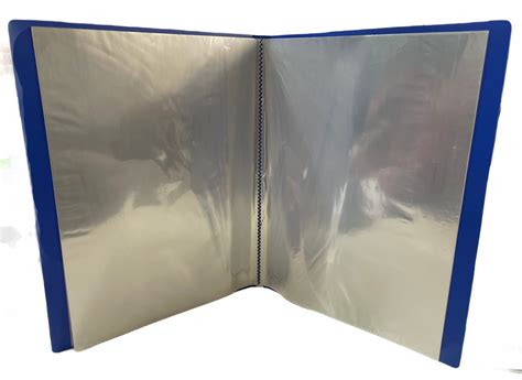 Kiya Display File Leaves File Best For A4 Size Paper 100 Pockets Folder Dark Blue