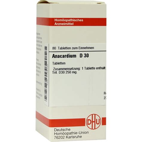 Anacardium D 30 80 Compresse Erbofarma Farmaci Generici Omeopatici
