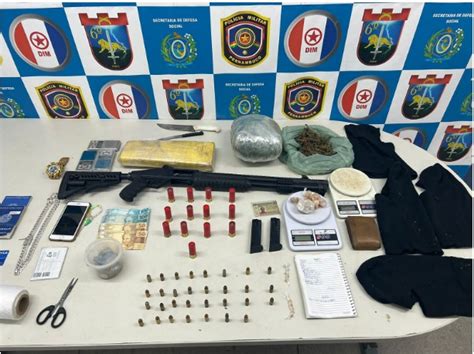 Dois Suspeitos São Presos Por Tráfico De Drogas E Posse Ilegal De Arma