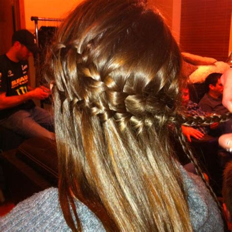 Double Waterfall Braid Hair Makeup Hair Double Waterfall Braids