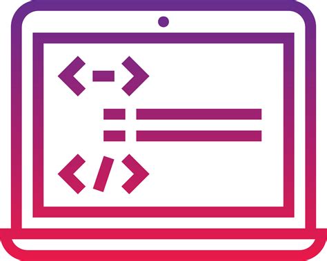 Programming Coding Structure Software Development Gradient Icon 14356433 Vector Art At Vecteezy