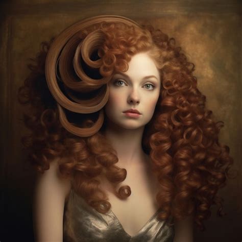 Premium Ai Image Photo Of Antique Curls