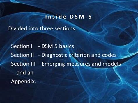 Dsm 5 An Overview