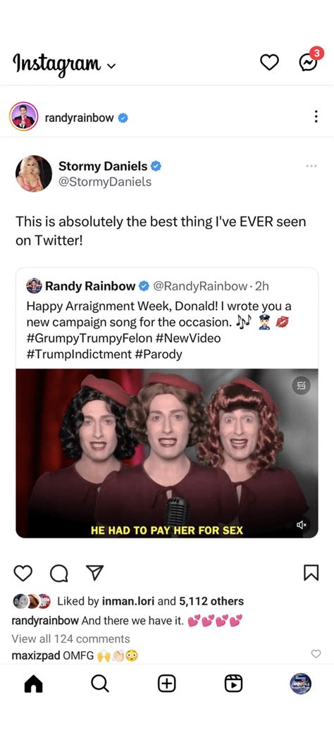 Randy Rainbow He Had To Pay Her For Sex Rsandovals