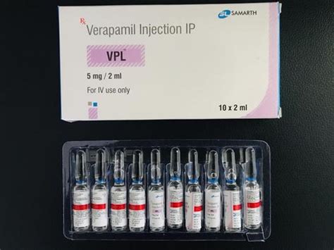 Verapamil Injection Manufacturer In Gujarat Best Price
