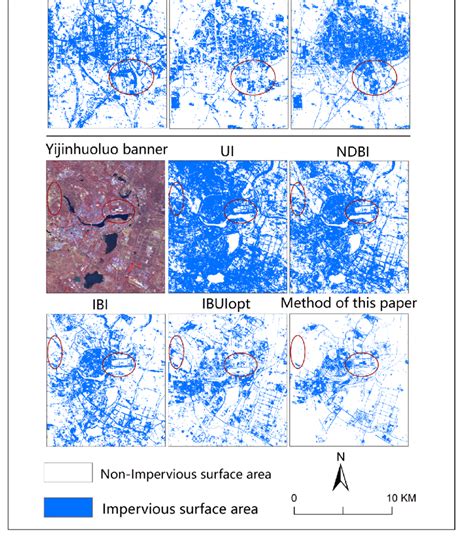 Extraction Of Impervious Surface Area Using Each Type Of Indexremote Download Scientific