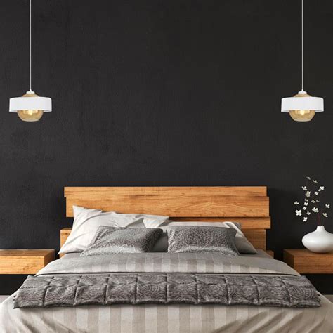 Lampa wisząca ze szklano metalowym kloszem C698 Elsa Edinos pl