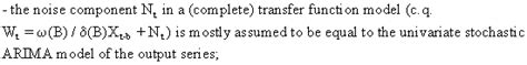 Univariate Transfer Function Identification