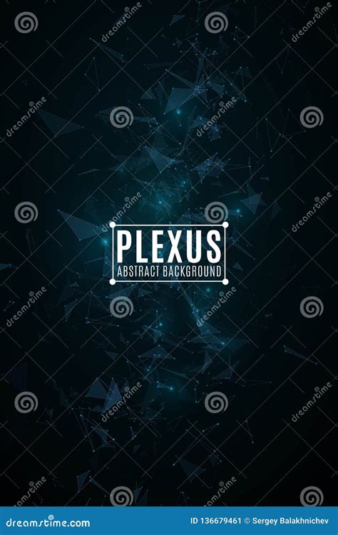 Plexus Abstract Background Geometric 3d Structure Digital Technology