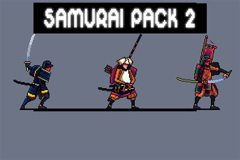 Samurai Pixel Art Sprites Pack 2 Download