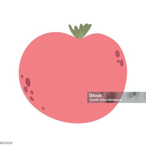 만화 스타일의 토마토 벡터 이미지입니다 흰색으로 분리 건강한 식생활에 대한 스톡 벡터 아트 및 기타 이미지 건강한 식생활