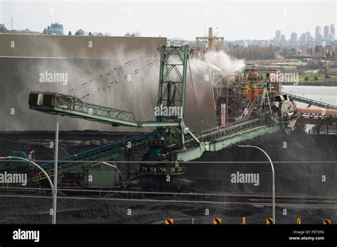 Coal Stackerreclaimer At Neptune Terminals North Vancouver British