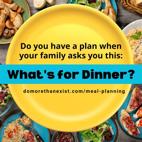 Easy Meal Planning Tips My Awesome Secret Weapon Do More Than Exist