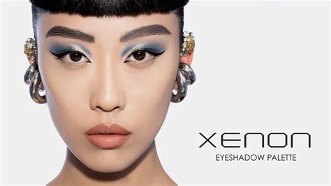 Xenon Eyeshadow Palette Gray And Icy Pink Natasha Denona