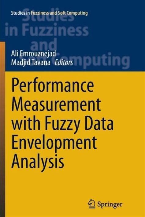 Performance Measurement With Fuzzy Data Envelopment Analysis 9783662509845 Livres