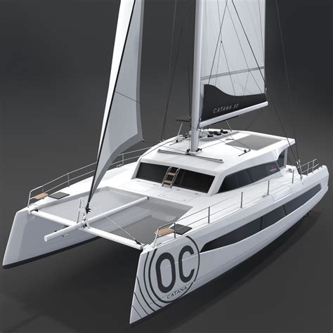 Catana Ocean Class 50 3d Catamaran 3d Turbosquid 2138249