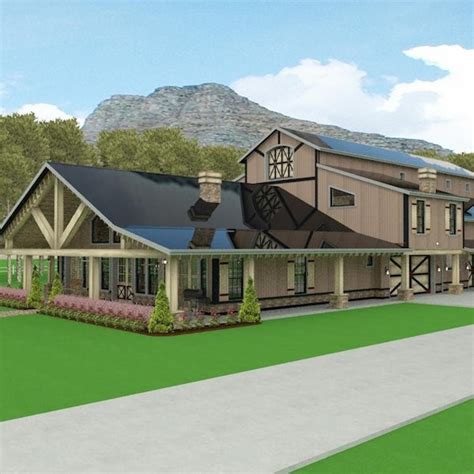 Cedar Springs Barndominium House Plan Design 4 Bed 3 Bath Etsy Canada