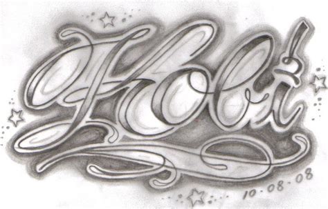 Fancy Script Tattoo Design By Tattooed Honey On Deviantart