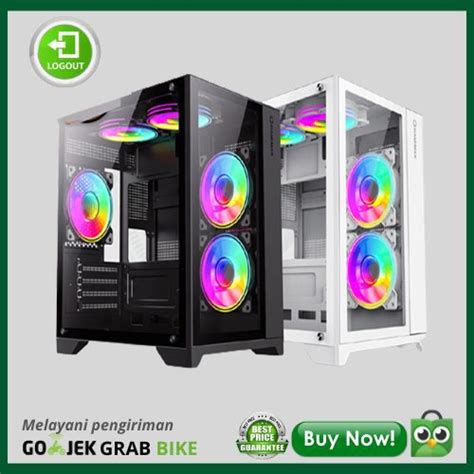 Jual Gamemax Infinity Mini Matx Itx Black White Game Max Casing Gaming Case Shopee Indonesia