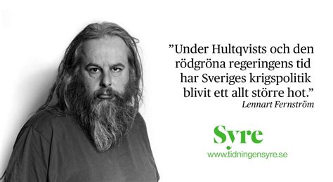 Hultqvists Rustande Ett Hot Mot Freden Syre