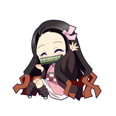 🌸️nezuko Kamado🌸️ Anime Iphone Wallpaper Cat Anime Chibi
