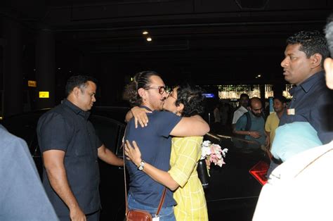 Aamir Khan Kiran Rao Kiss Each Other Like No Ones Watching Photo