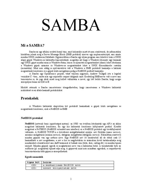 samba pdf