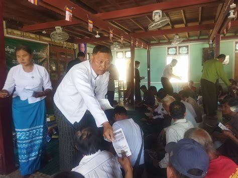 မြင်းခြံမြို့နယ် ရွာစည်တောင်ဘုန်းတော်ကြီးကျောင်း၌ ပြည်သူ့စစ်မှုထမ်း
