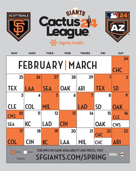 San Francisco Giants 2025 Schedule Printable Joe Printables