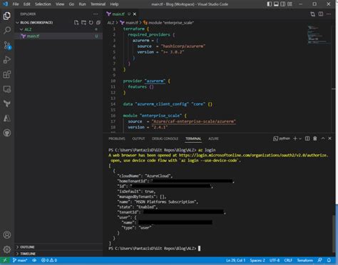 start your azure landing zones journey with terraform