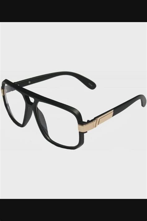 Classic Square Frame Plastic Flat Top Aviator Glassesw Metal Trimming