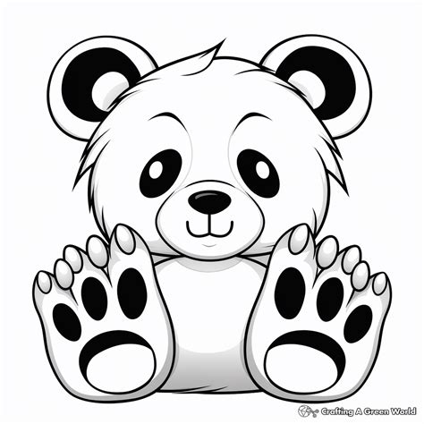 Bear Claw Coloring Page