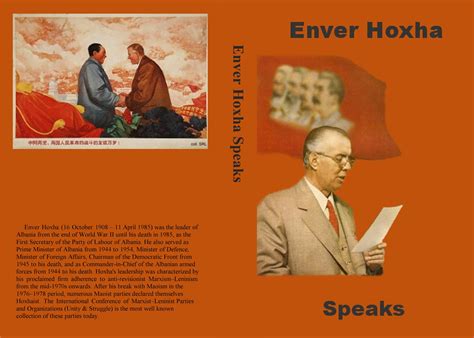 Enver Hoxha Speaks By Bernard Moore 23 70