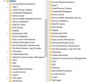 No Group Policy Option Under System Microsoft Qanda