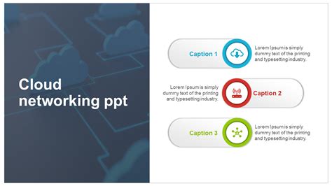 Instant Download Cloud Networking PPT Presentation Template