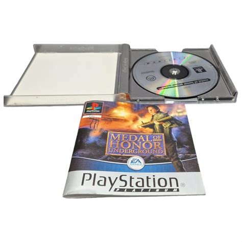 Medal Of Honor Underground Psx Ps1 Psone Playstation Psx Ps1 Ps2 Ps3