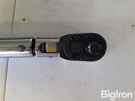 Snap On QE2FR75 3 8 Drive SAE Adjustable Click Type Flex Head Torque